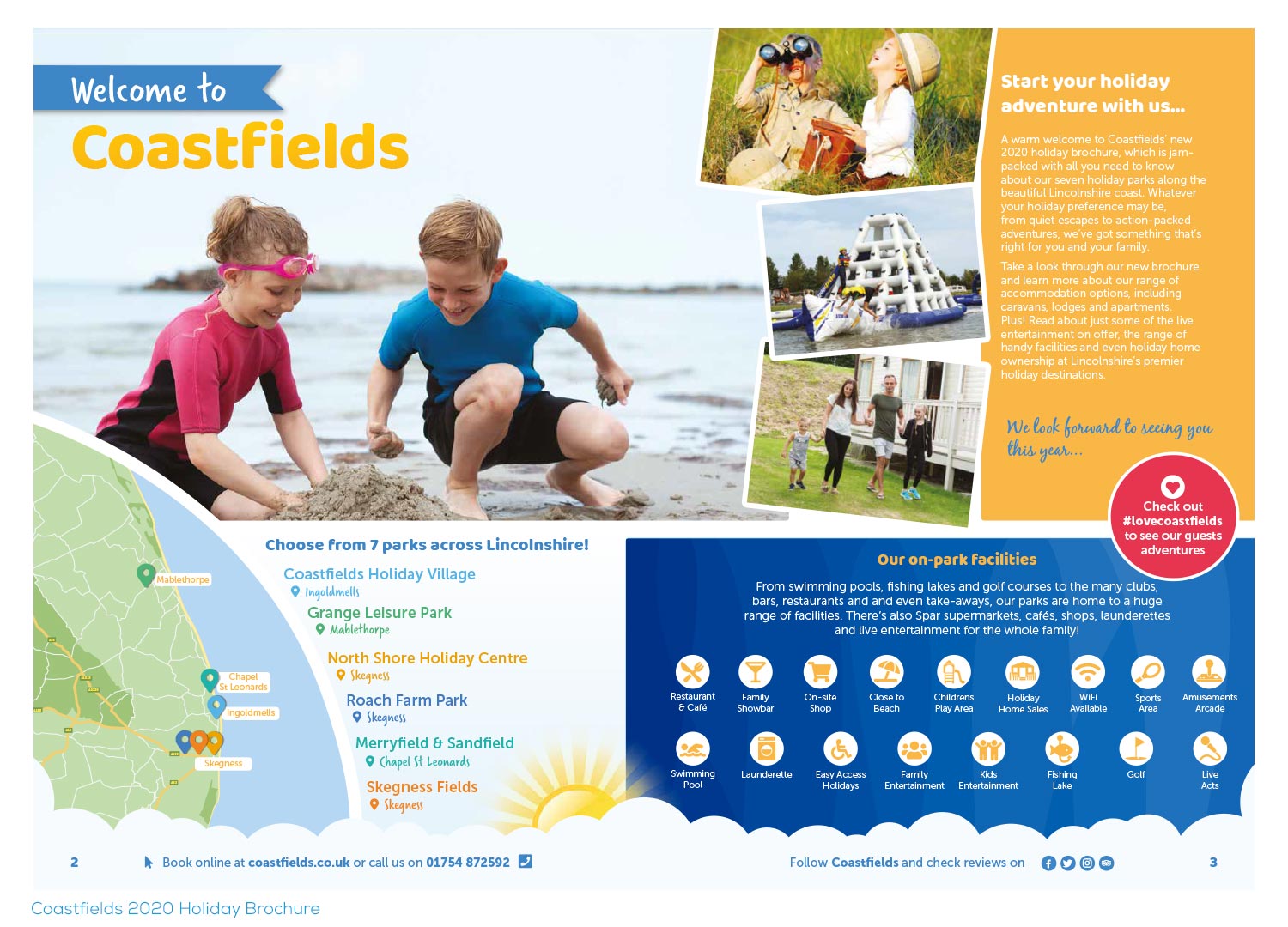 Pitched Websites Portfolio | Coastfields Leisure, Lincolnshire