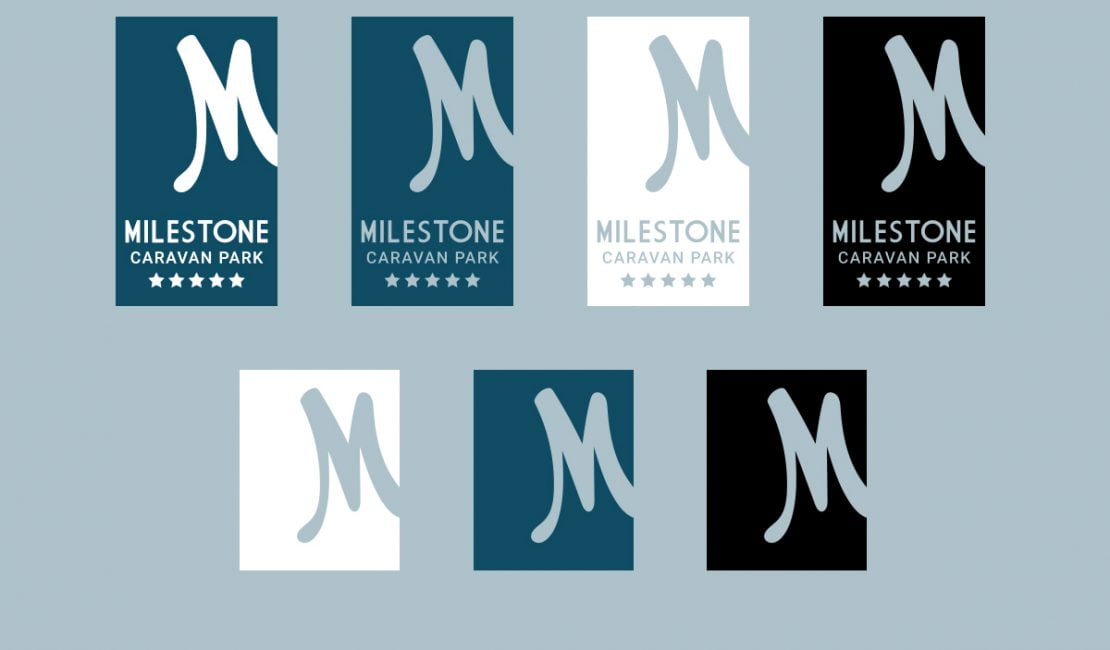Milestone Caravan Park | Pitched Portfolio | Branding | Online Booking