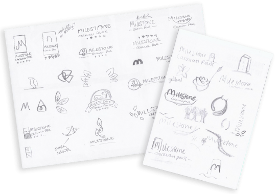 Milestone Caravan Park | Pitched Portfolio | Branding | Online Booking
